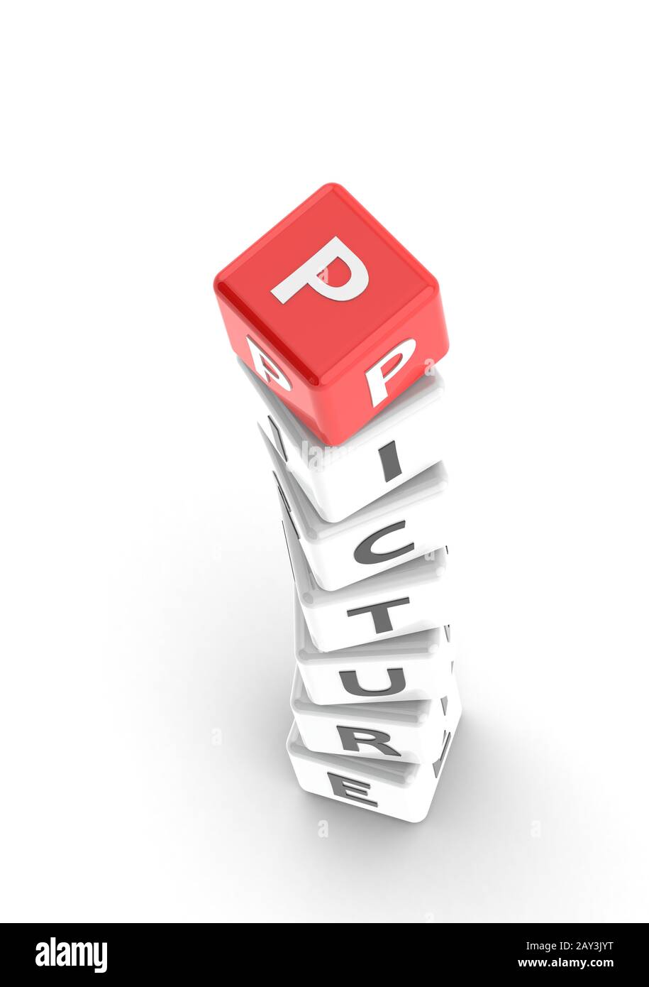 Picture puzzle word Stock Photo - Alamy