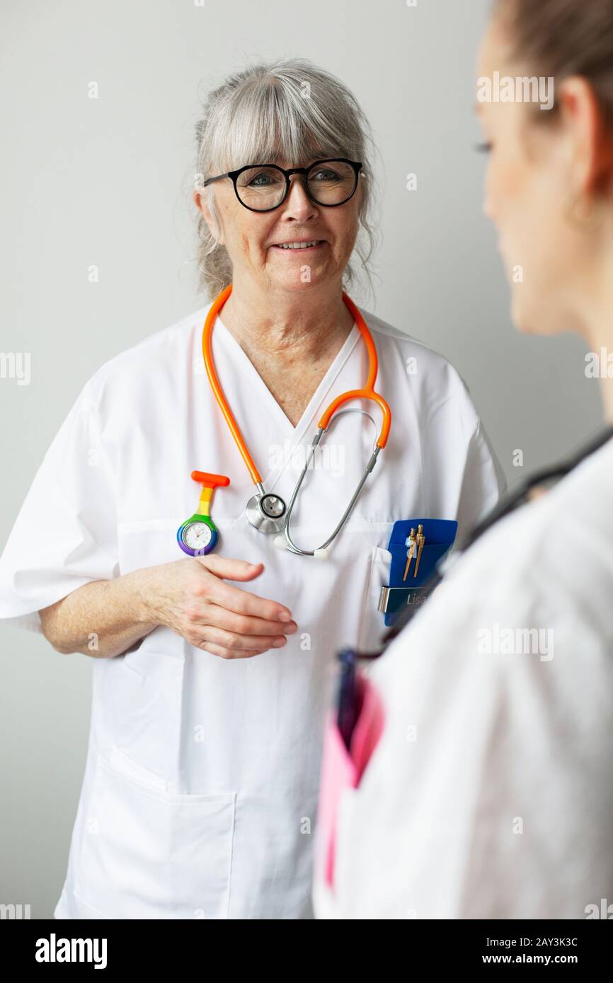 Female doctor at work Stock Photo - Alamy