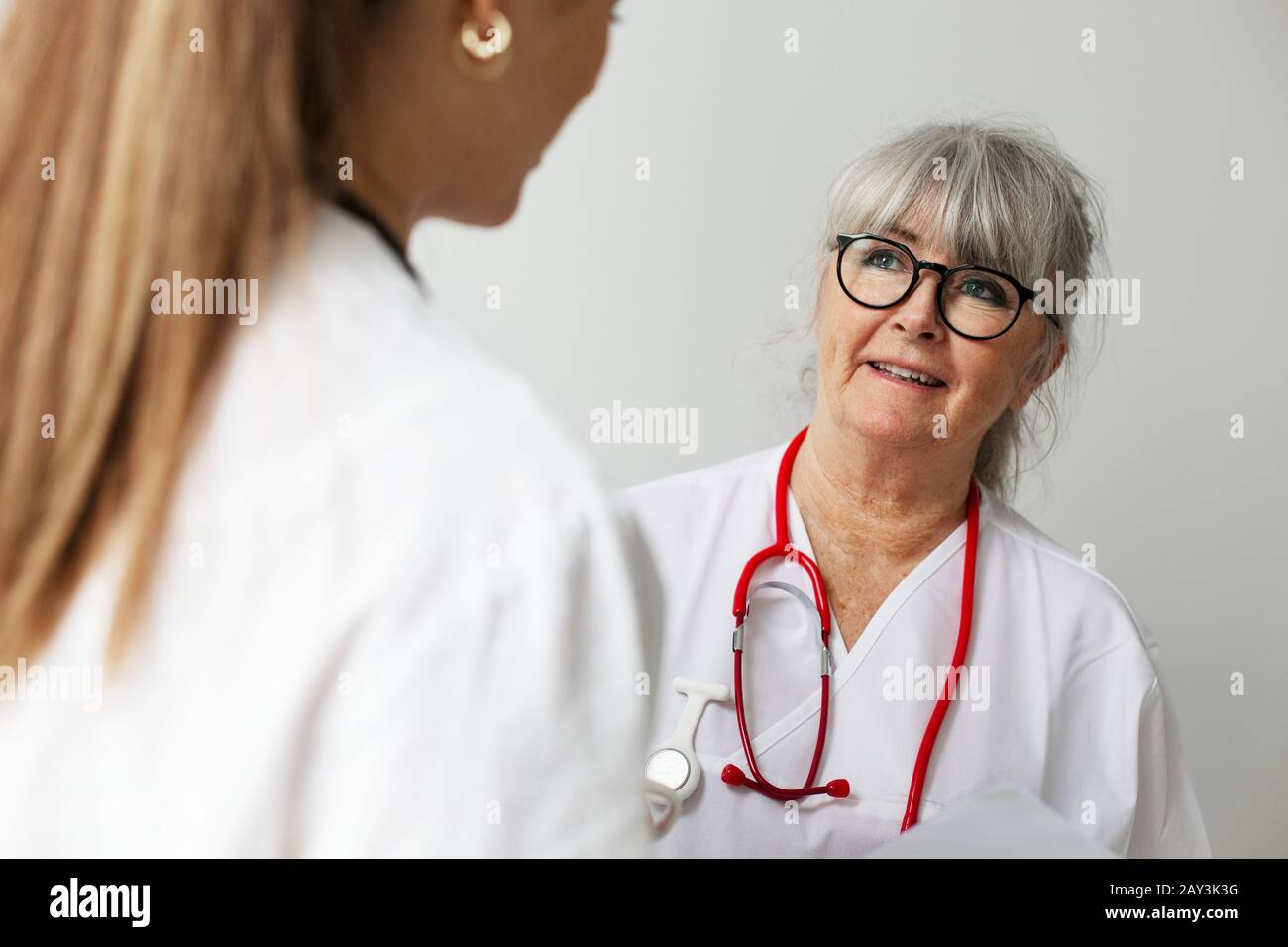 Female doctor at work Stock Photo - Alamy