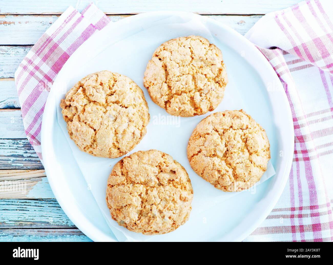 Healthy Fresh Baked Cookies Stock Photo - Alamy