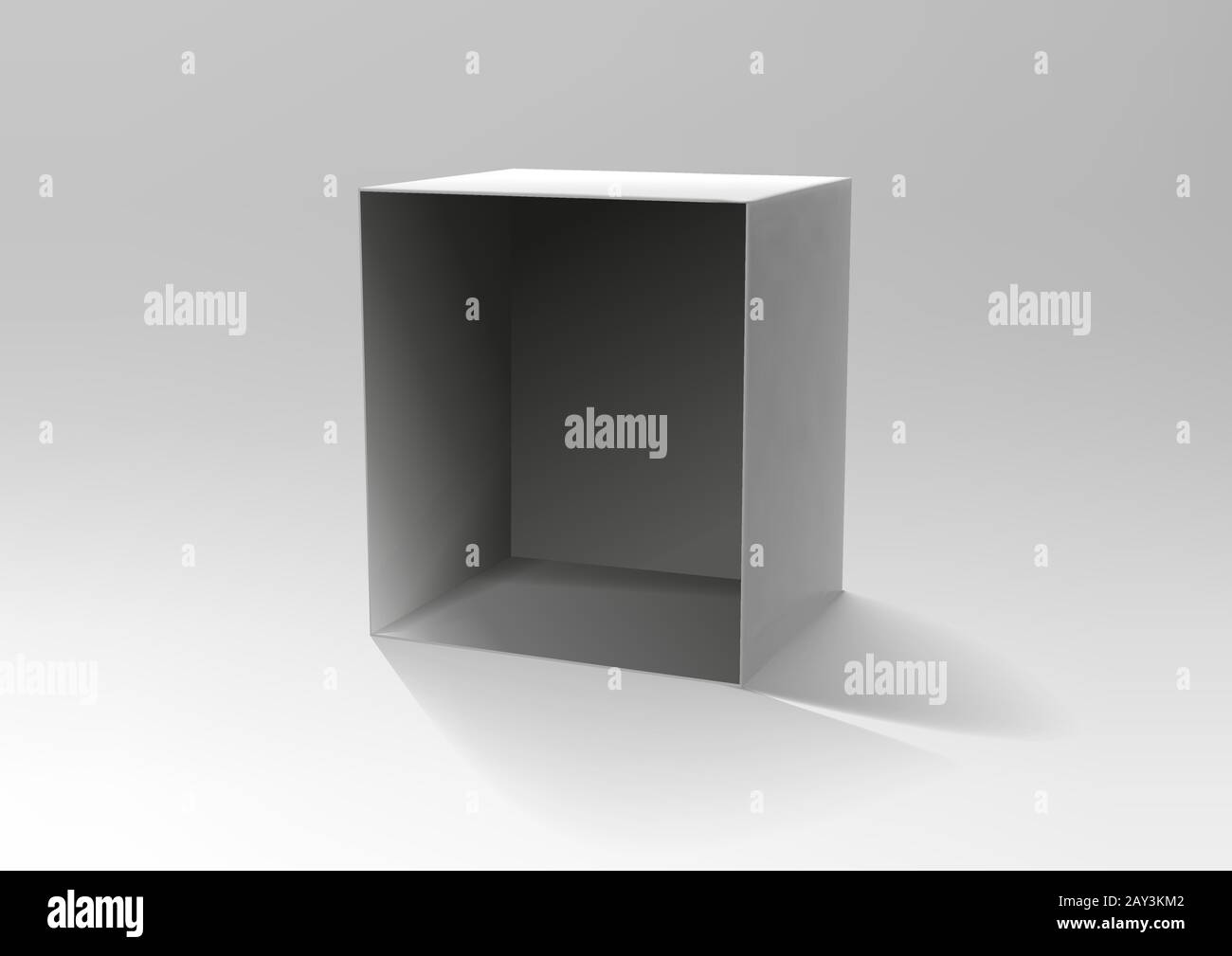 White open realistic box Stock Vector Image & Art - Alamy