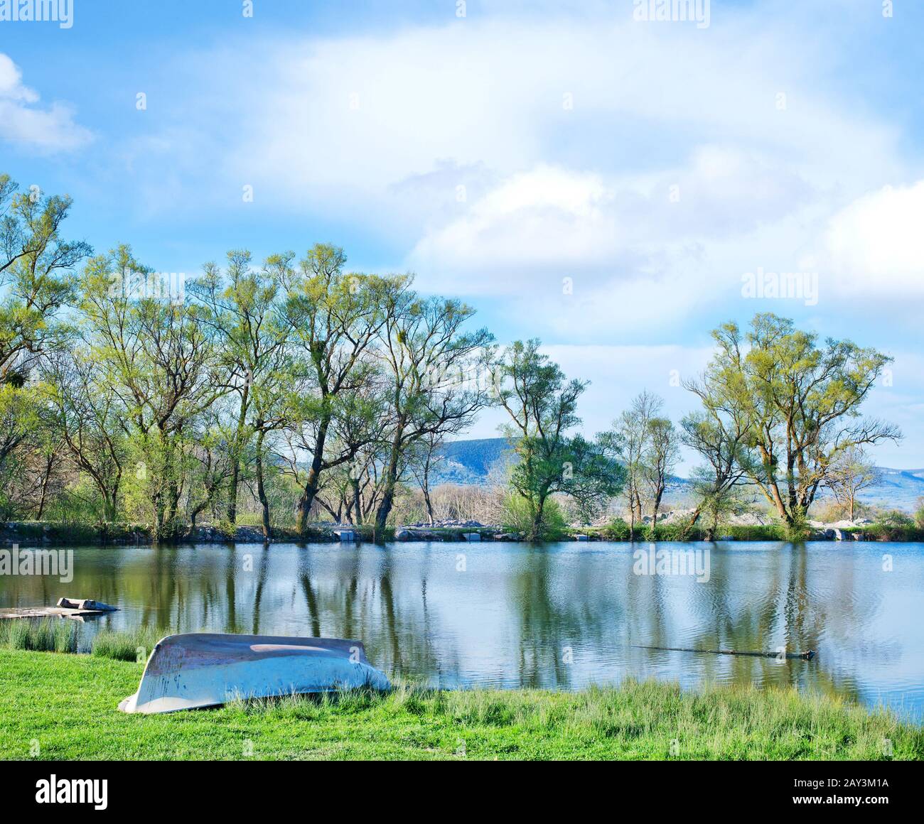 Lake in Crimea Stock Photo - Alamy