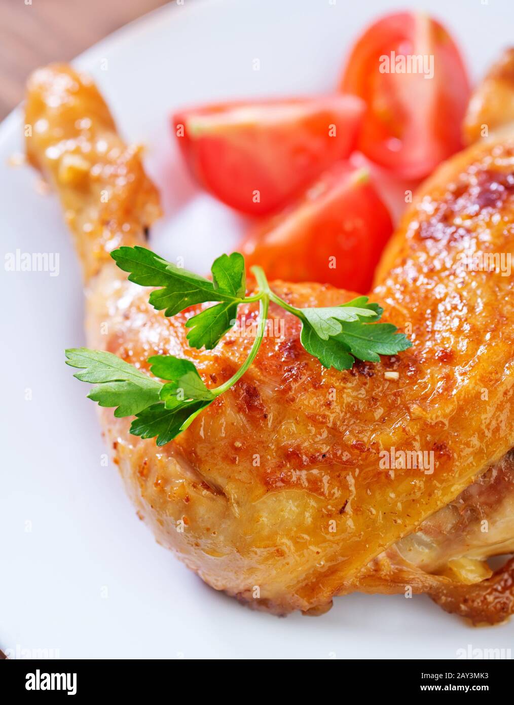 fried chicken leg Stock Photo - Alamy