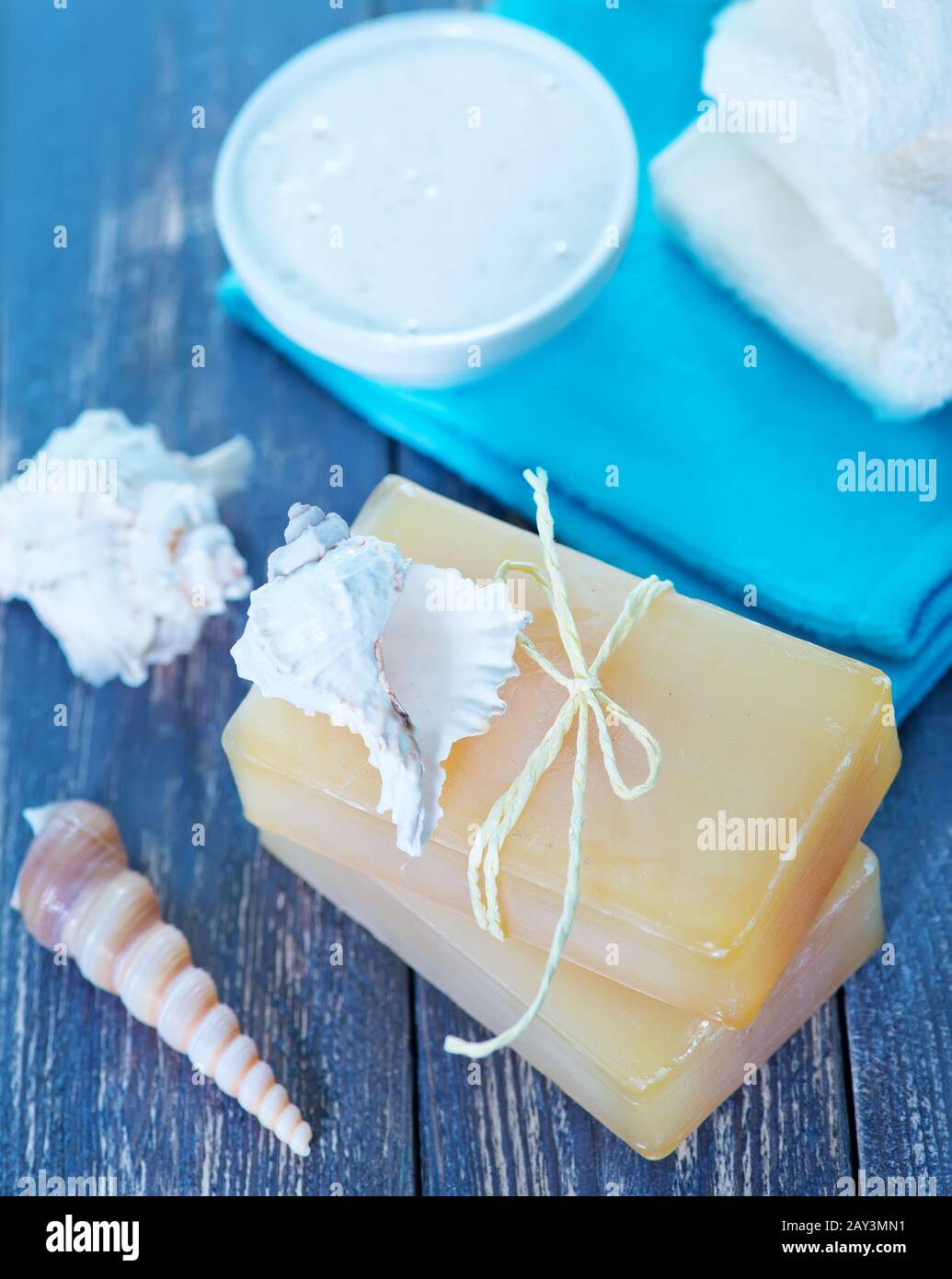 Soap and Body Lotion Stock Photo - Alamy