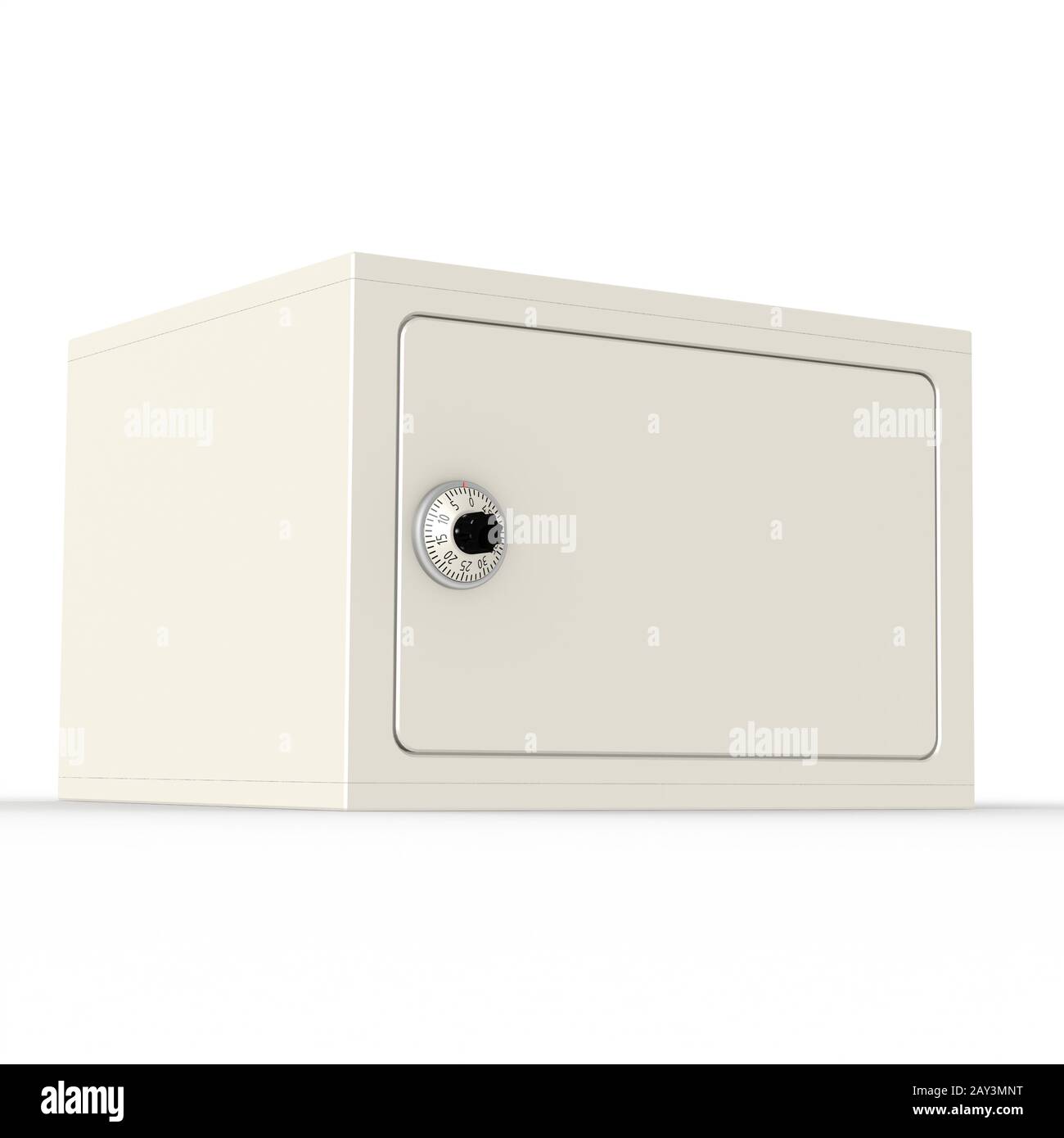 Safe box with white background Stock Photo - Alamy