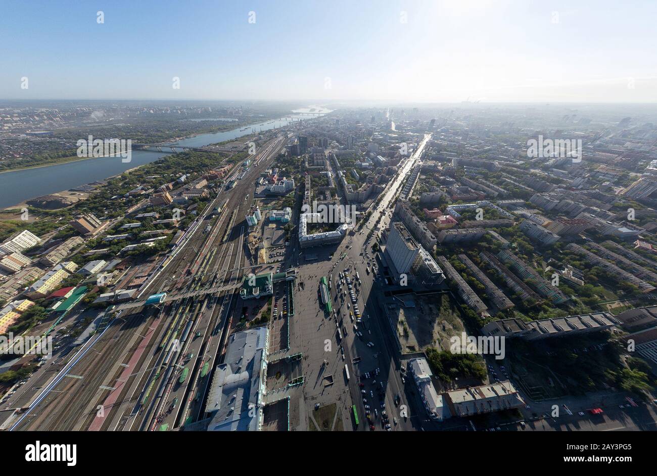 Aerial panoramic view chinese city hi-res stock photography and images ...