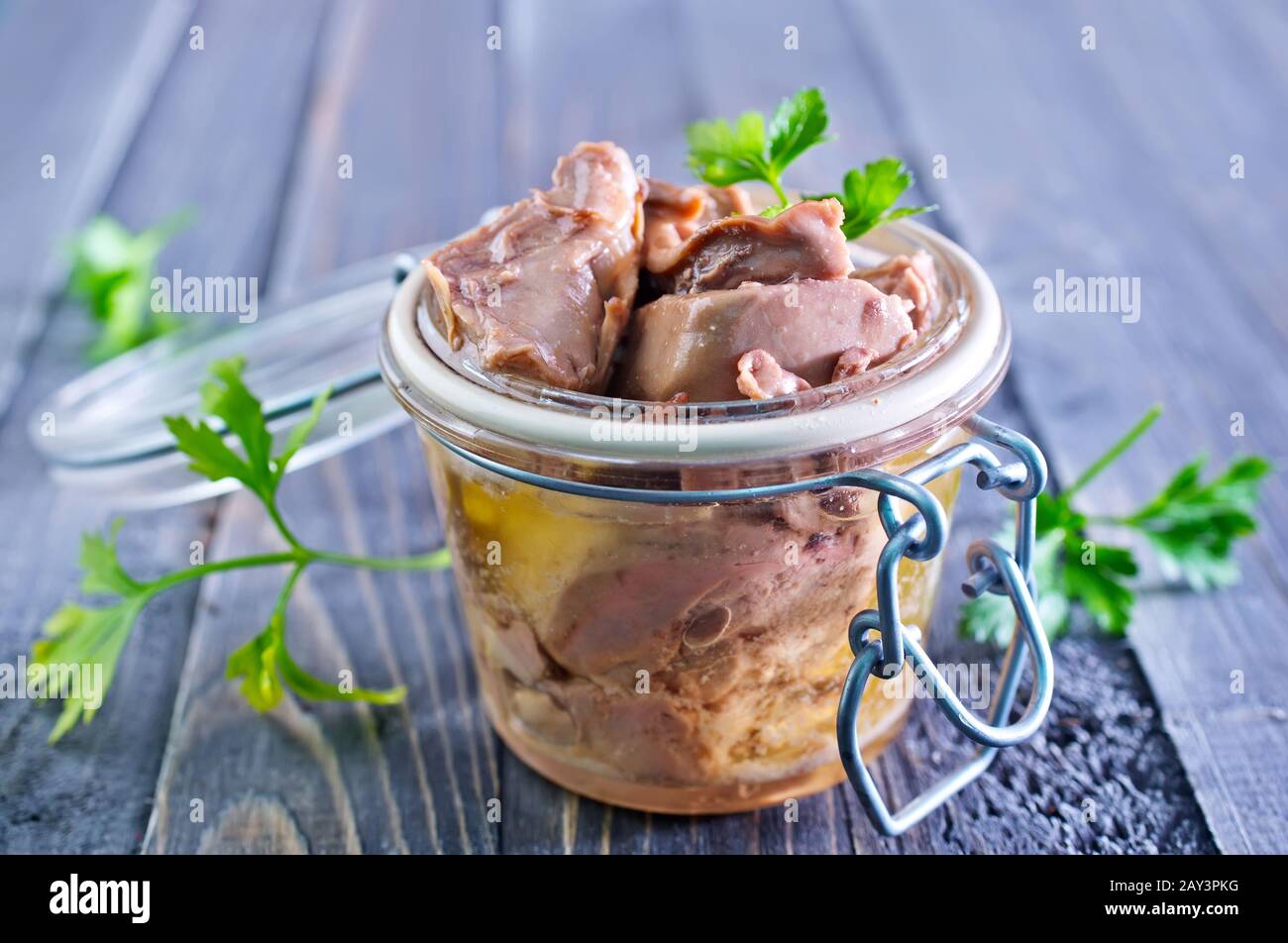 liver of cod Stock Photo - Alamy