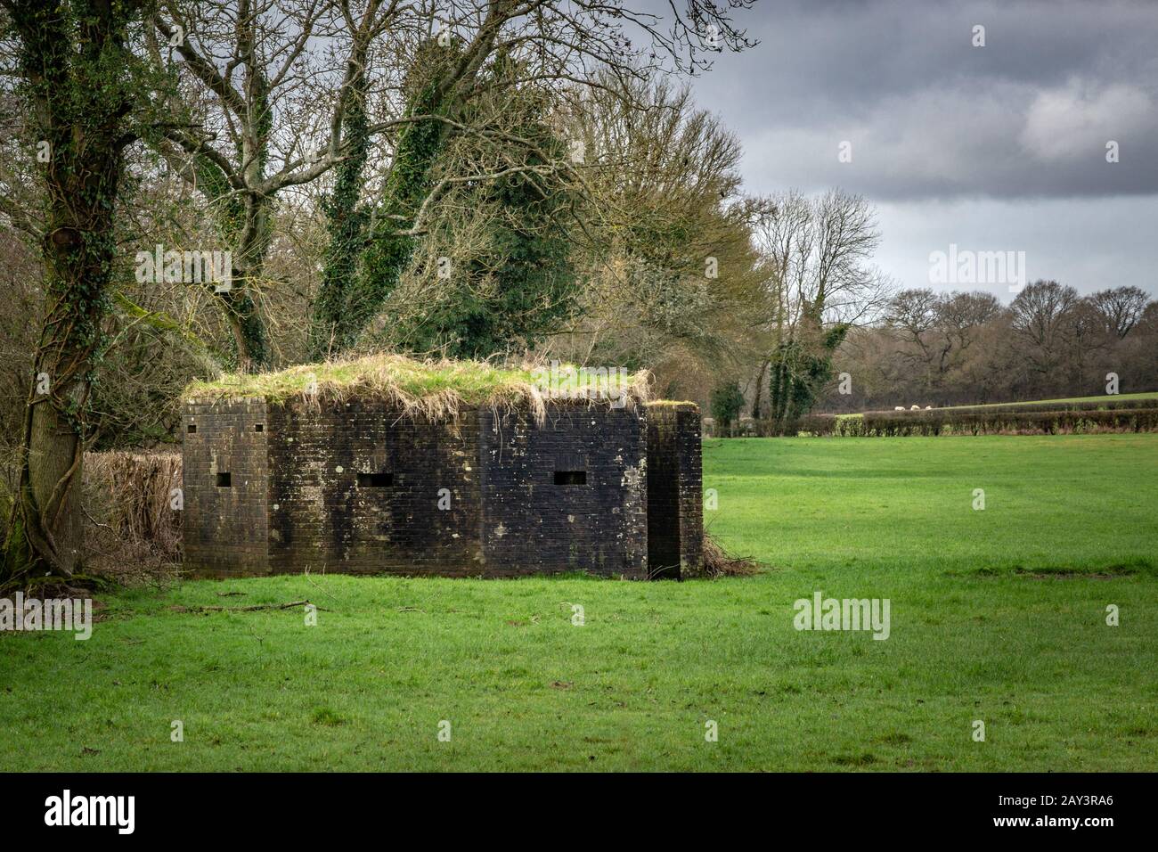 Pillbox structure hi-res stock photography and images - Alamy