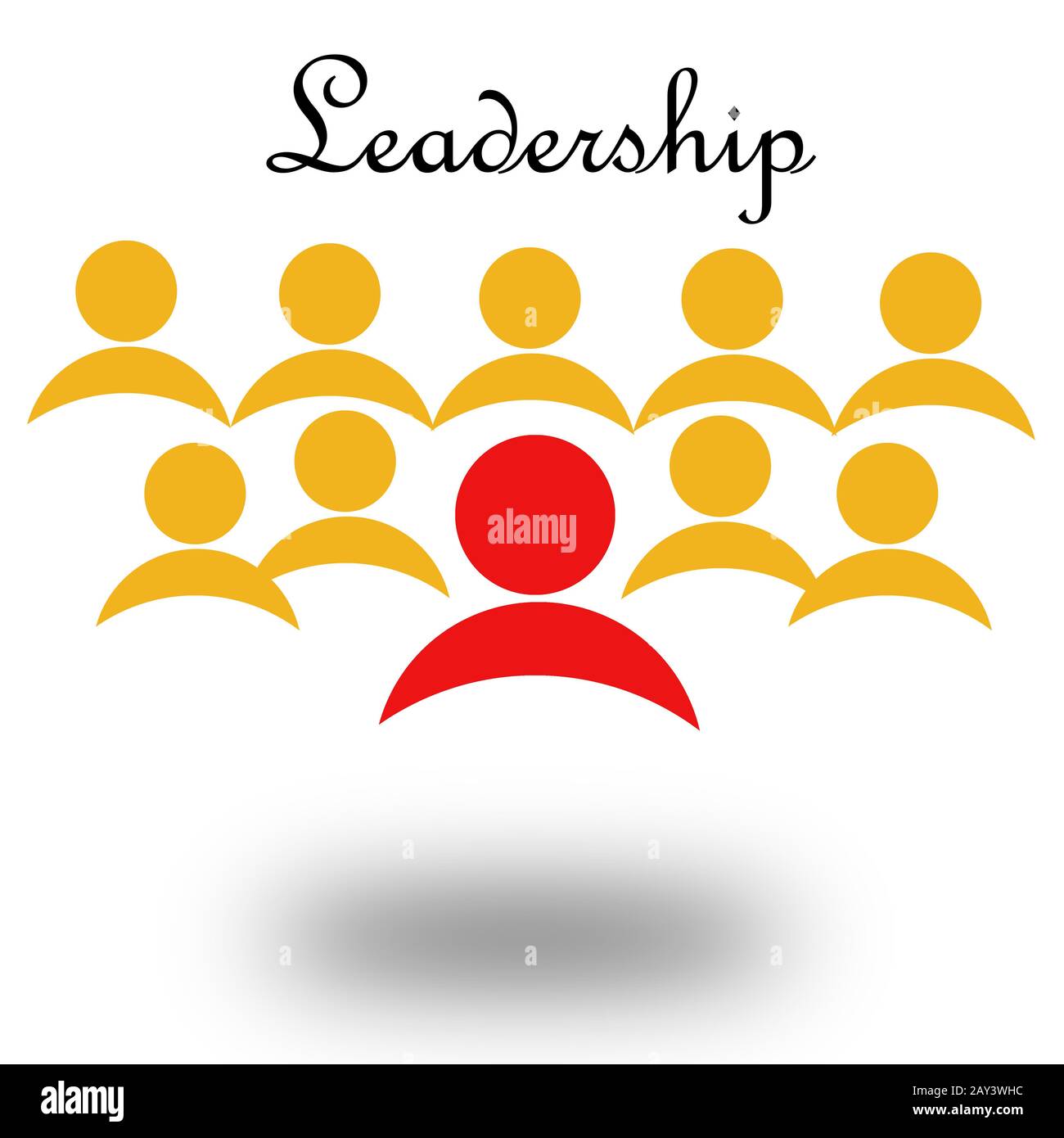 Stand leadership Cut Out Stock Images & Pictures - Alamy