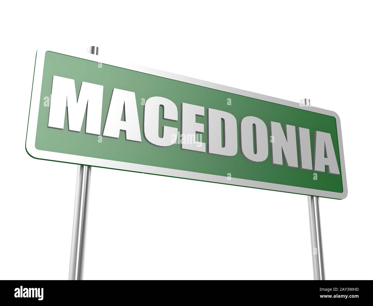 Macedonia highway sign Cut Out Stock Images & Pictures - Alamy