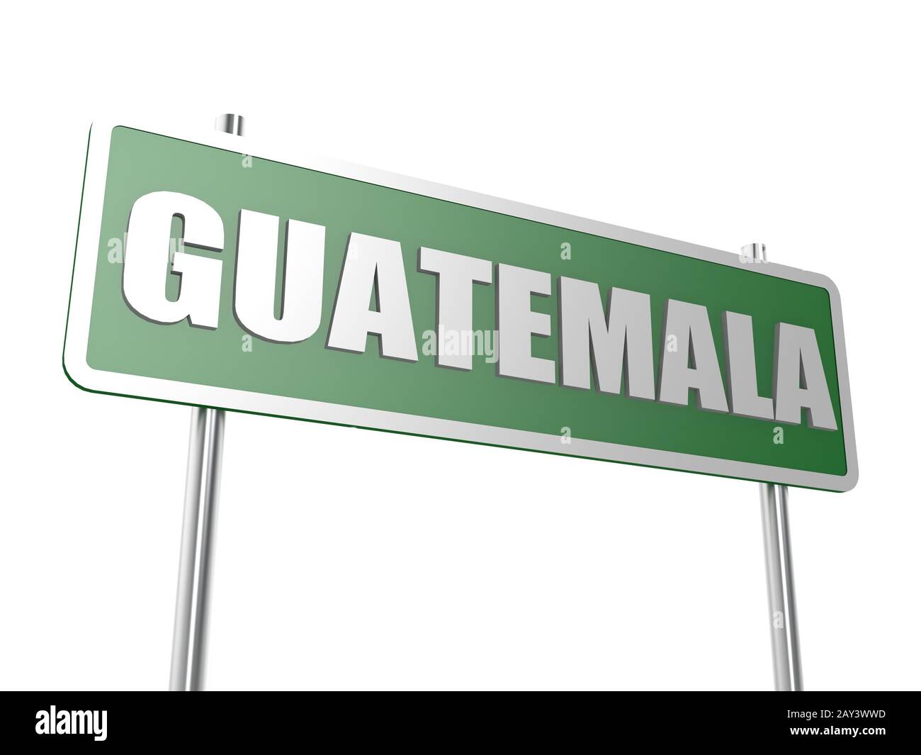 Guatemala road sign hi-res stock photography and images - Alamy