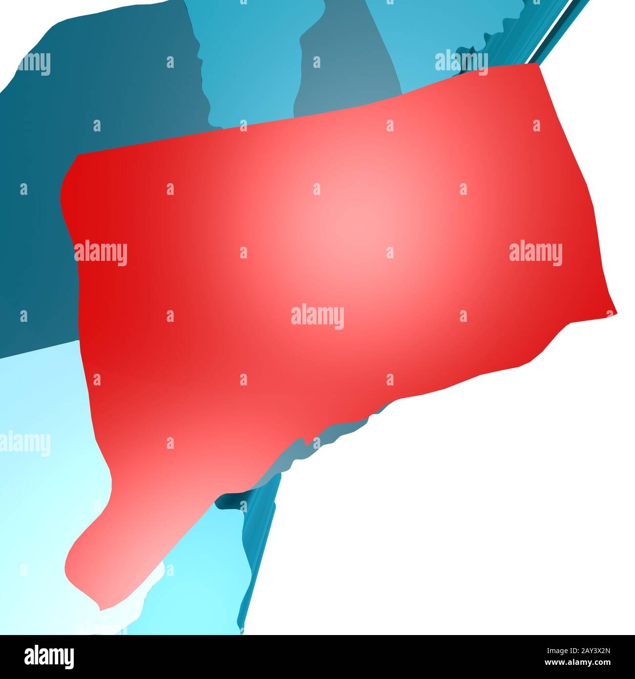 Connecticut map hi-res stock photography and images - Alamy