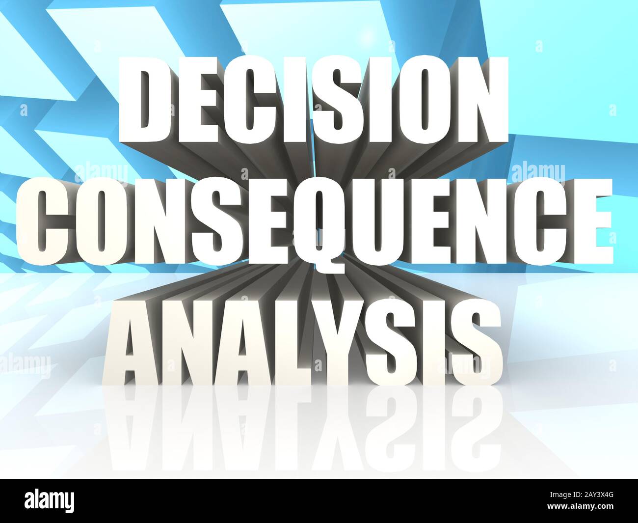 Decision Consequence Analysis Stock Photo - Alamy