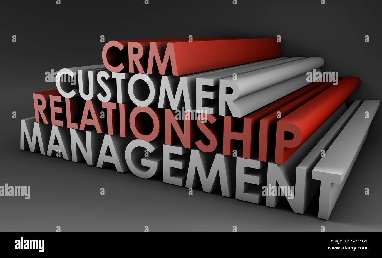 Customer Relationship Management CRM Stock Photo - Alamy