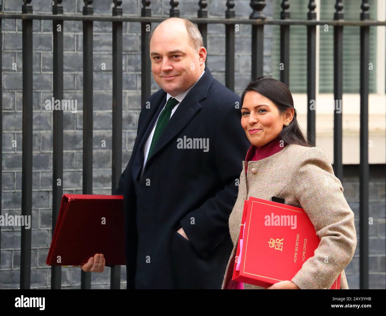 London, UK. 14th Feb, 2020. Defence Secretary Ben Wallace and Home ...