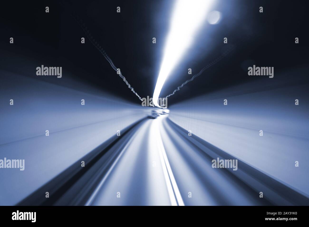 tunnel, high speed blur Stock Photo - Alamy