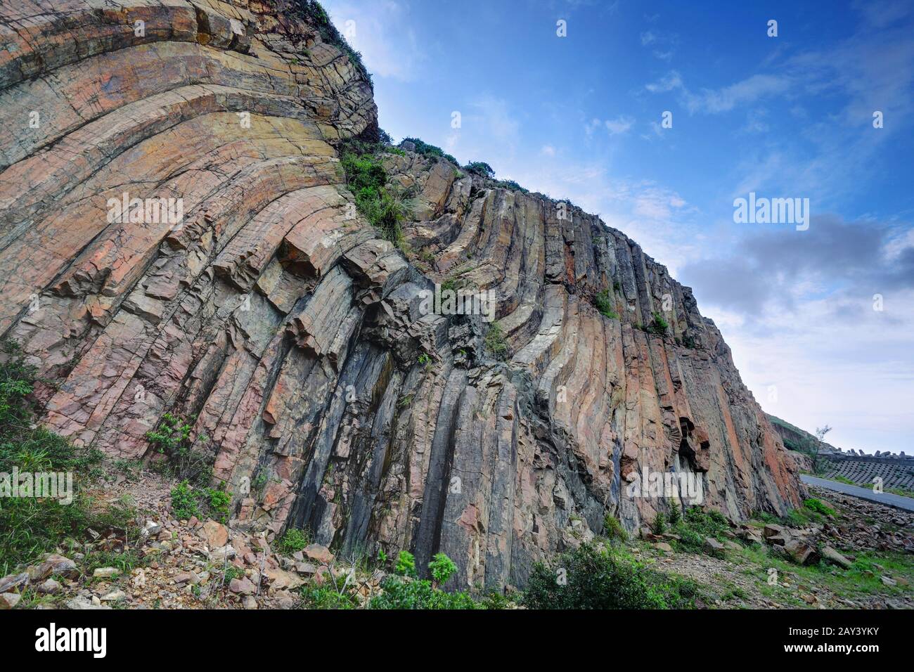 Hexagonal volcanic column hi-res stock photography and images - Alamy