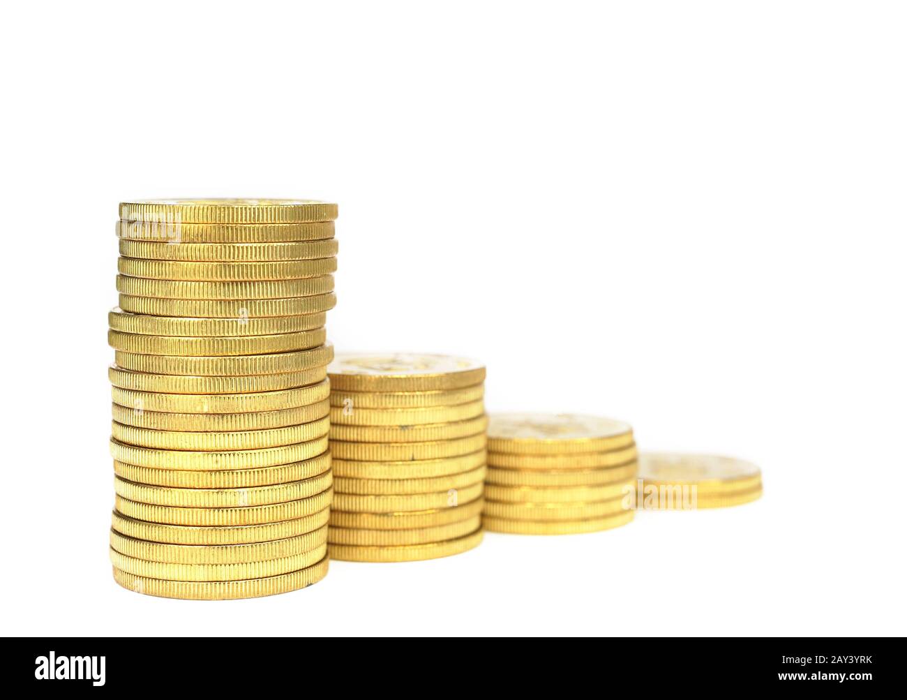 Gold coin glow Cut Out Stock Images & Pictures - Alamy
