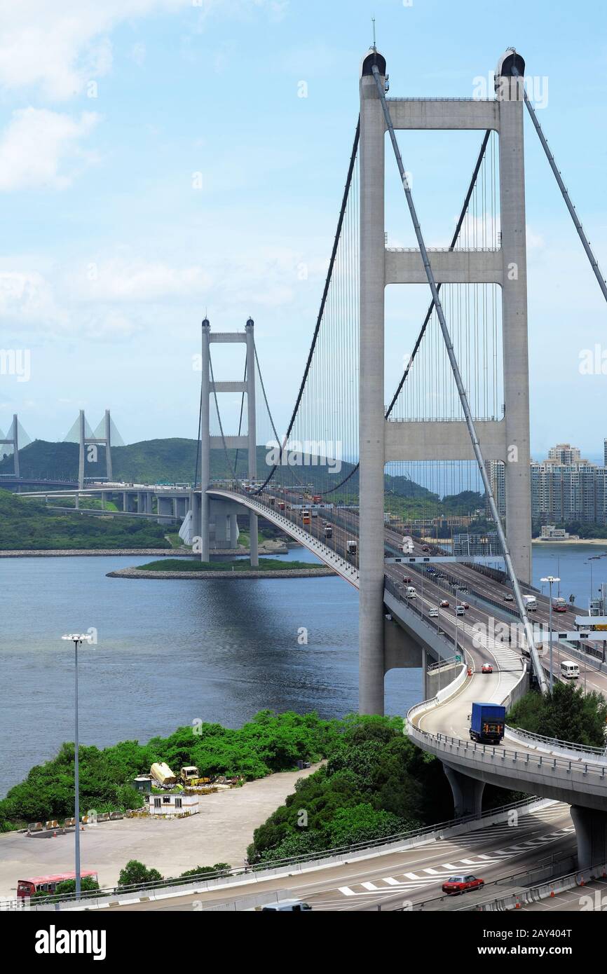 Tsing Ma Bridge Stock Photo - Alamy