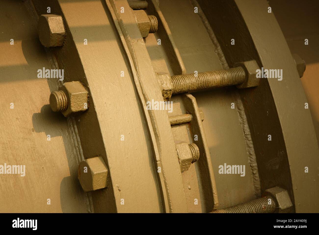 flange of pipe Stock Photo - Alamy