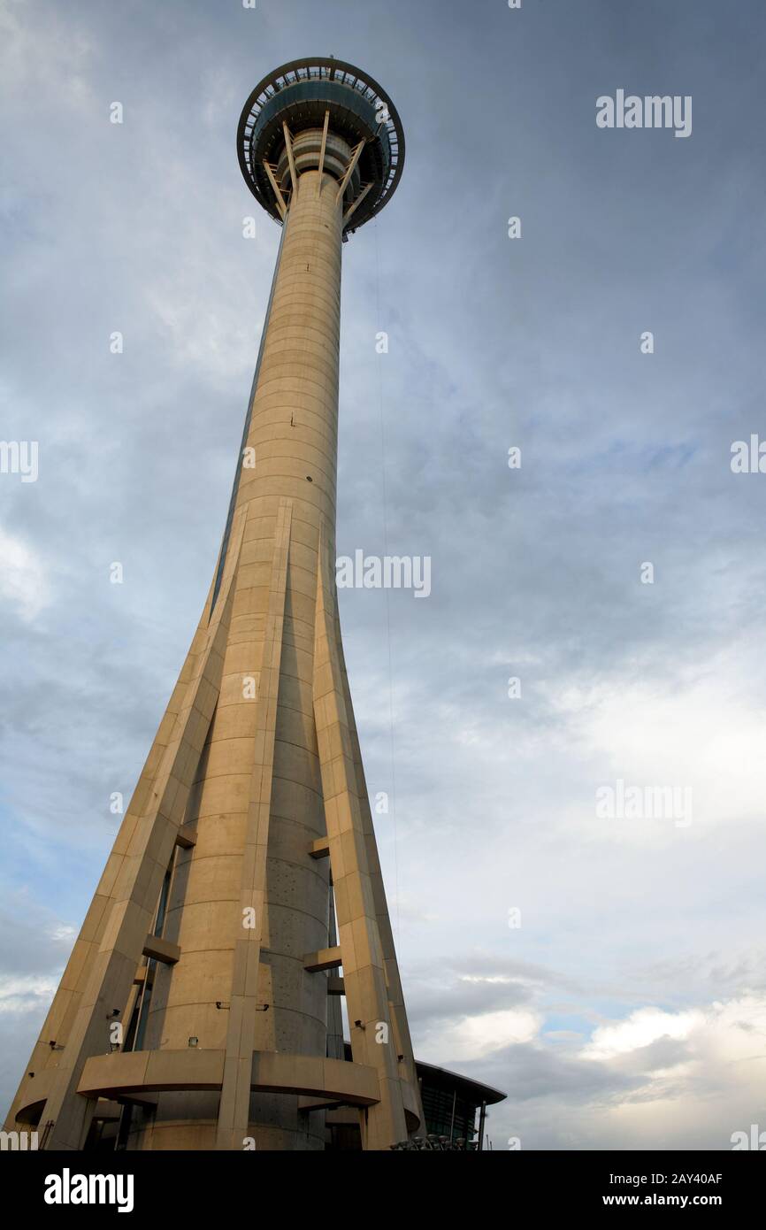 Macau tower at sunset hi-res stock photography and images - Alamy