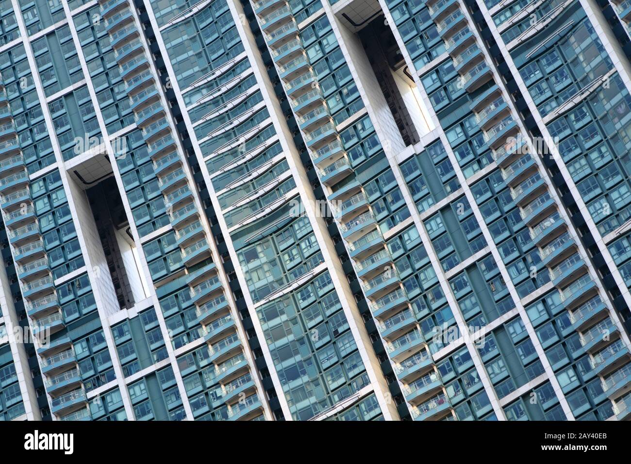 crowded apartment block Stock Photo - Alamy