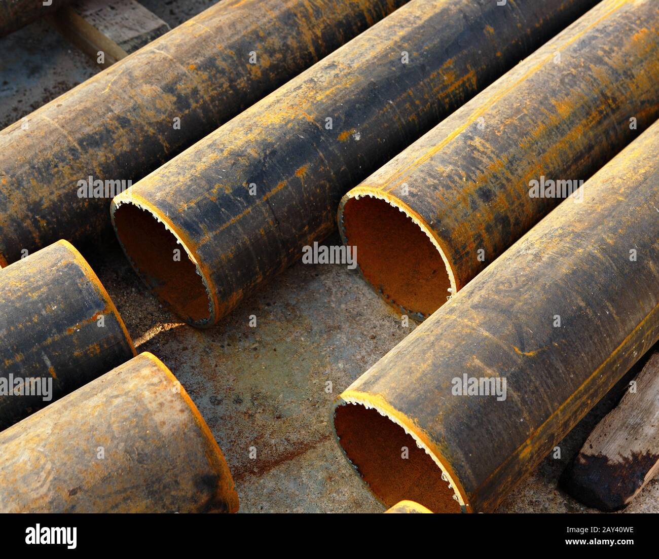 Reinforced concrete pipes hi-res stock photography and images - Alamy