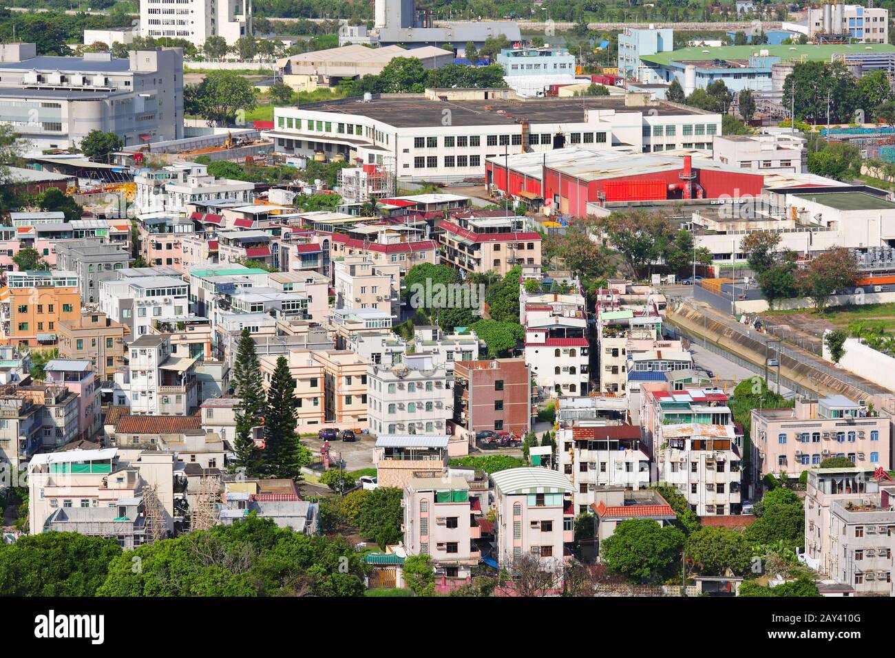Yuen Long district in Hong Kong Stock Photo - Alamy