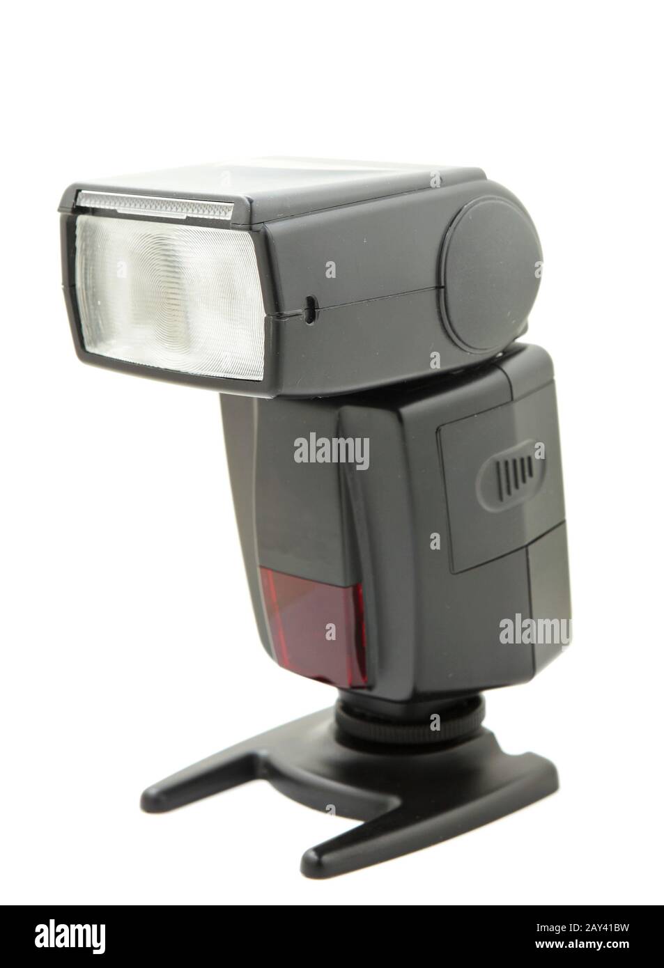 Camera flash isolated on white background Stock Photo - Alamy