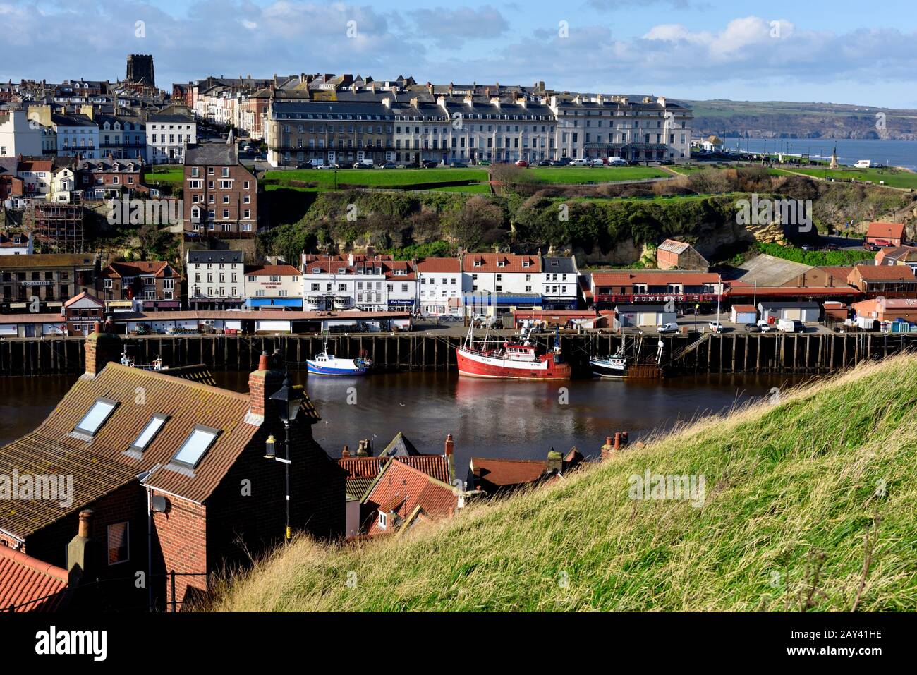 Whitby town, north Yorkshire, England UK Stock Photo - Alamy