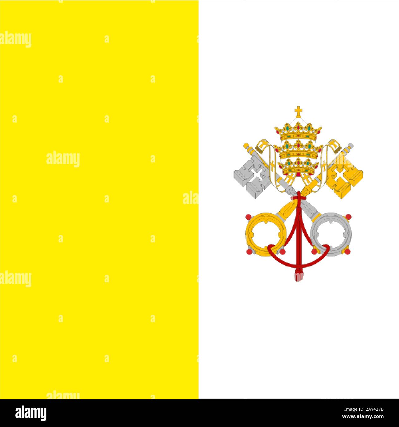 Vatican flag hi-res stock photography and images - Alamy