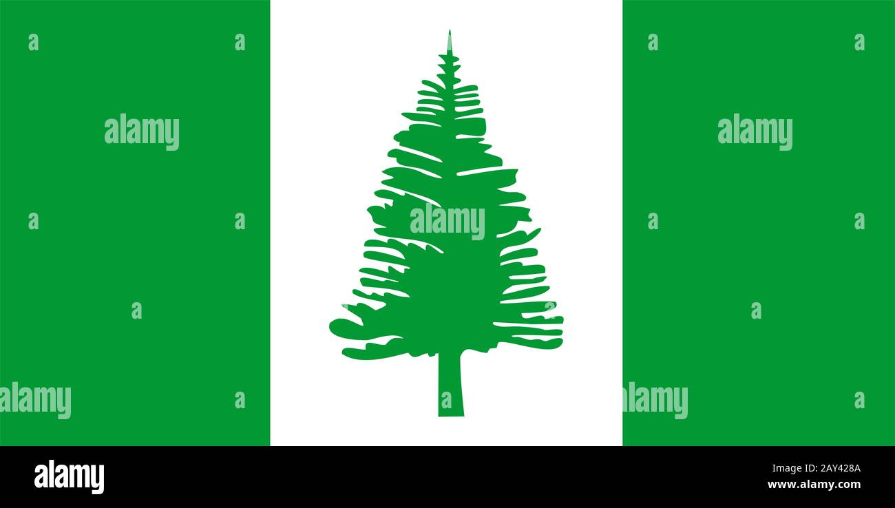 Norfolk Island Flag Stock Photo - Alamy