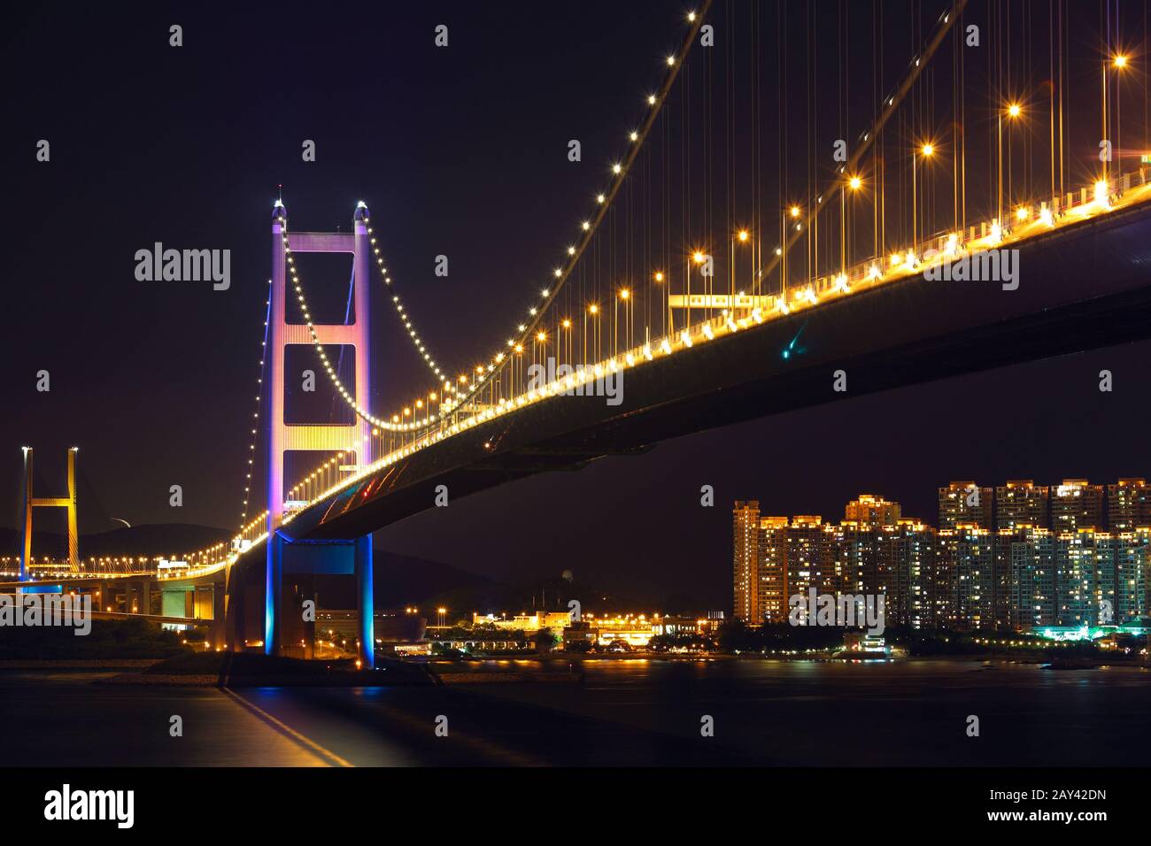 Tsing Ma bridge Stock Photo - Alamy