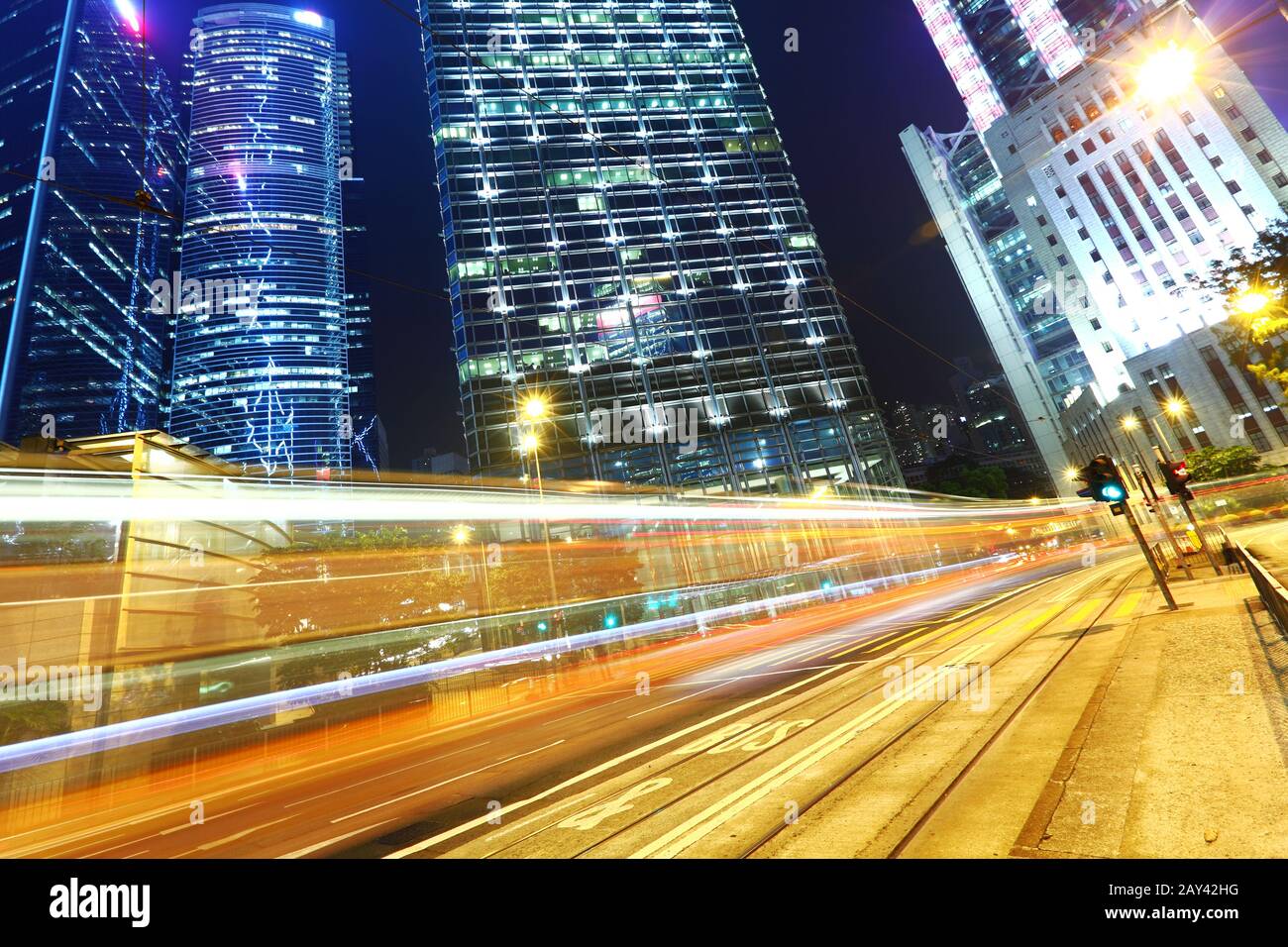 traffic at night Stock Photo - Alamy