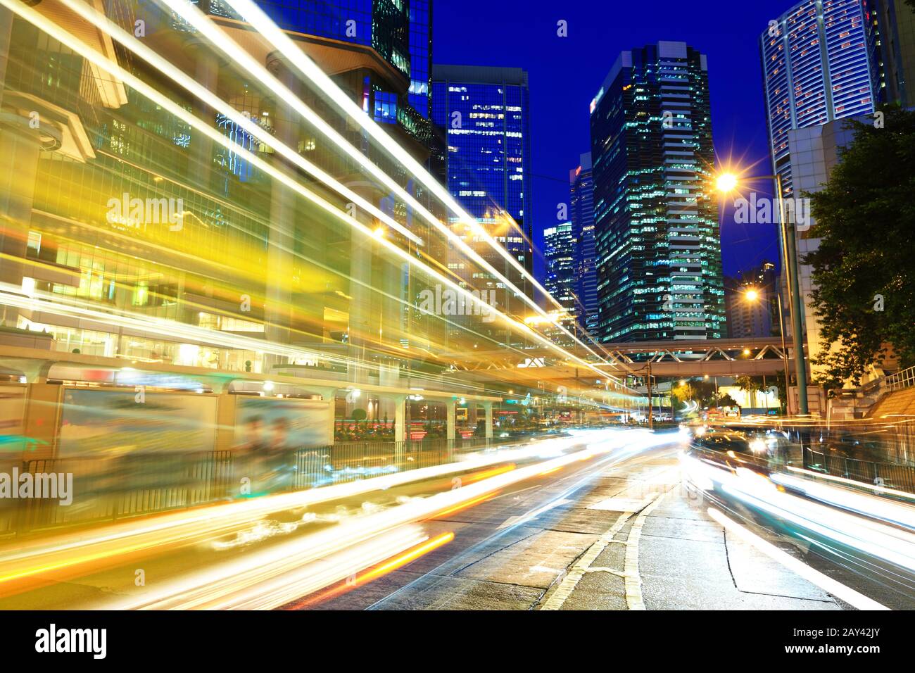 Traffic in Hong Kong Stock Photo - Alamy