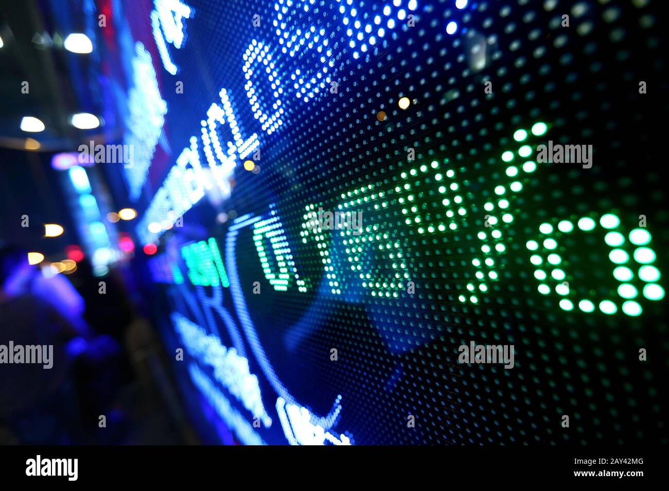 stock market pricing abstract Stock Photo - Alamy