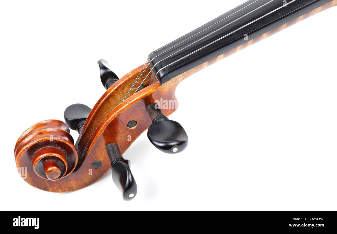 Violin head black hi-res stock photography and images - Alamy