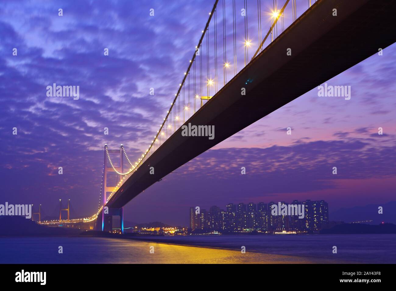 Tsing Ma bridge Stock Photo - Alamy