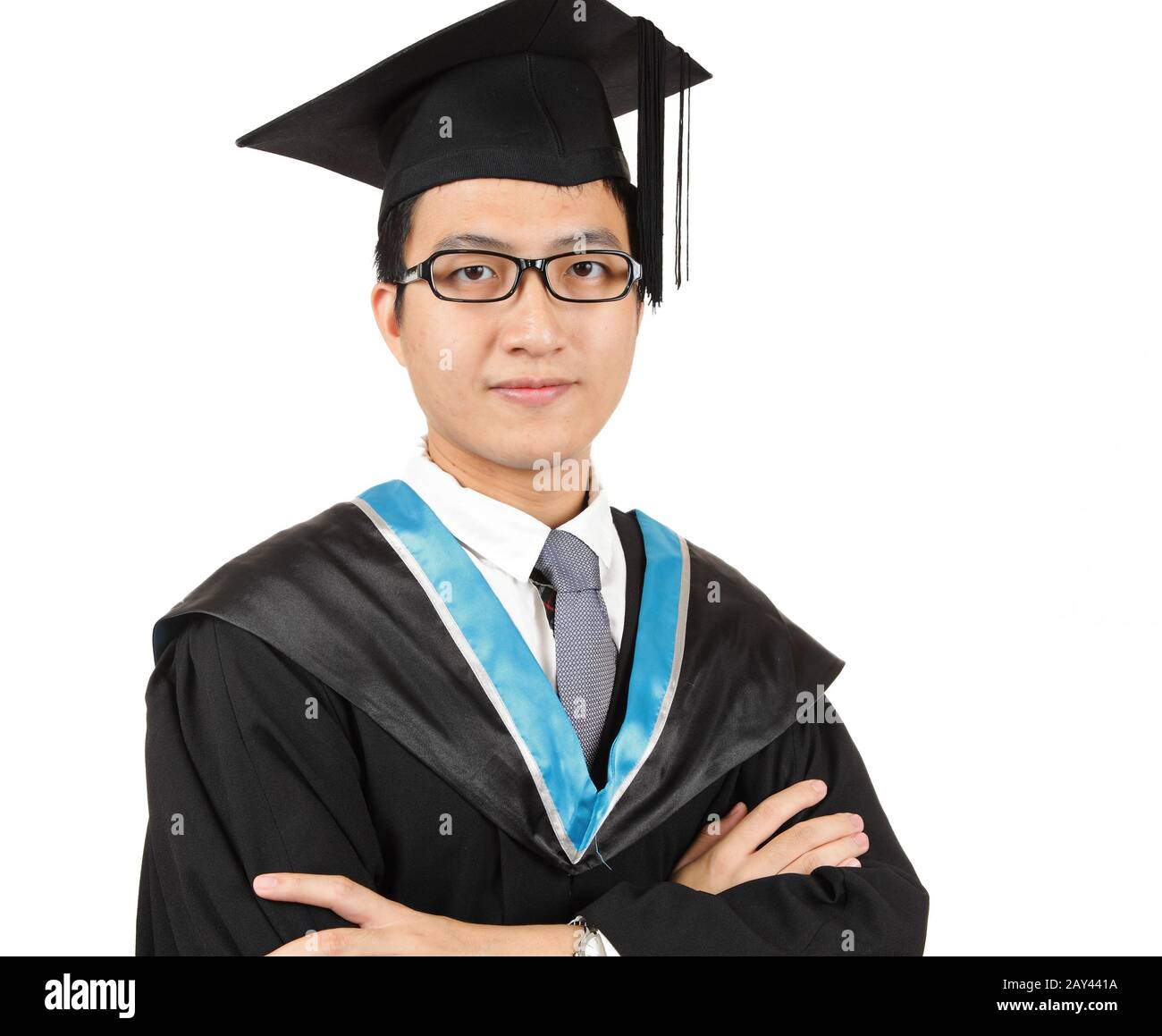University certificate man hi-res stock photography and images - Alamy