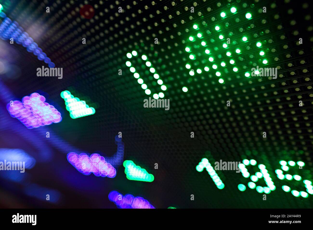 stock market price display abstract Stock Photo - Alamy