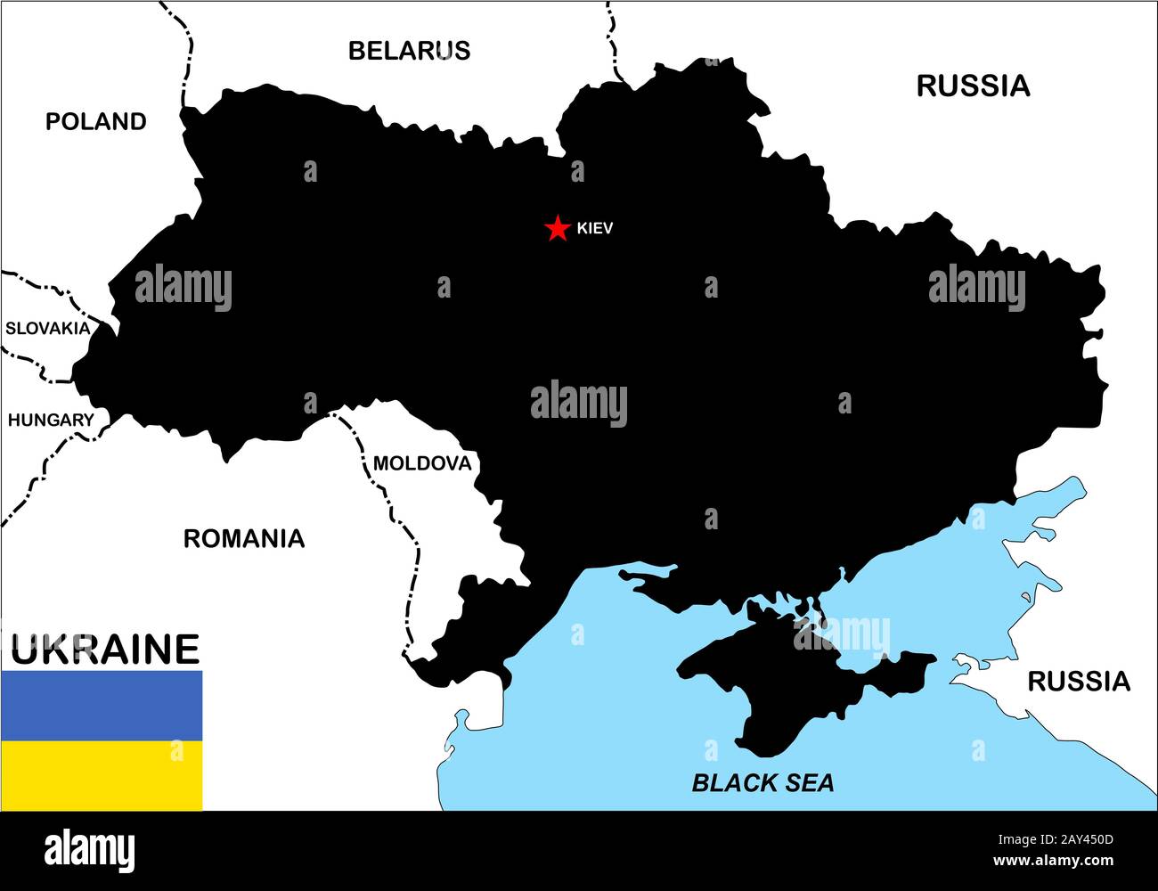 Ukraine map hi-res stock photography and images - Alamy