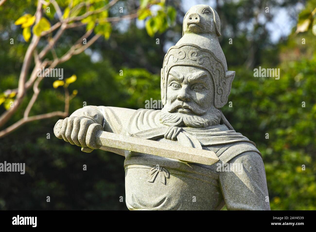 statue in chinese temple Stock Photo - Alamy
