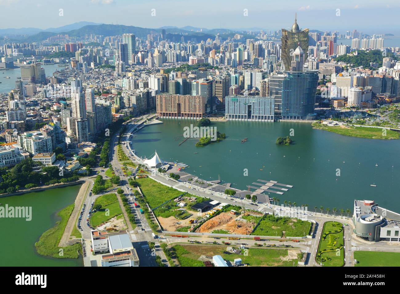 Macao island aerial hi-res stock photography and images - Alamy