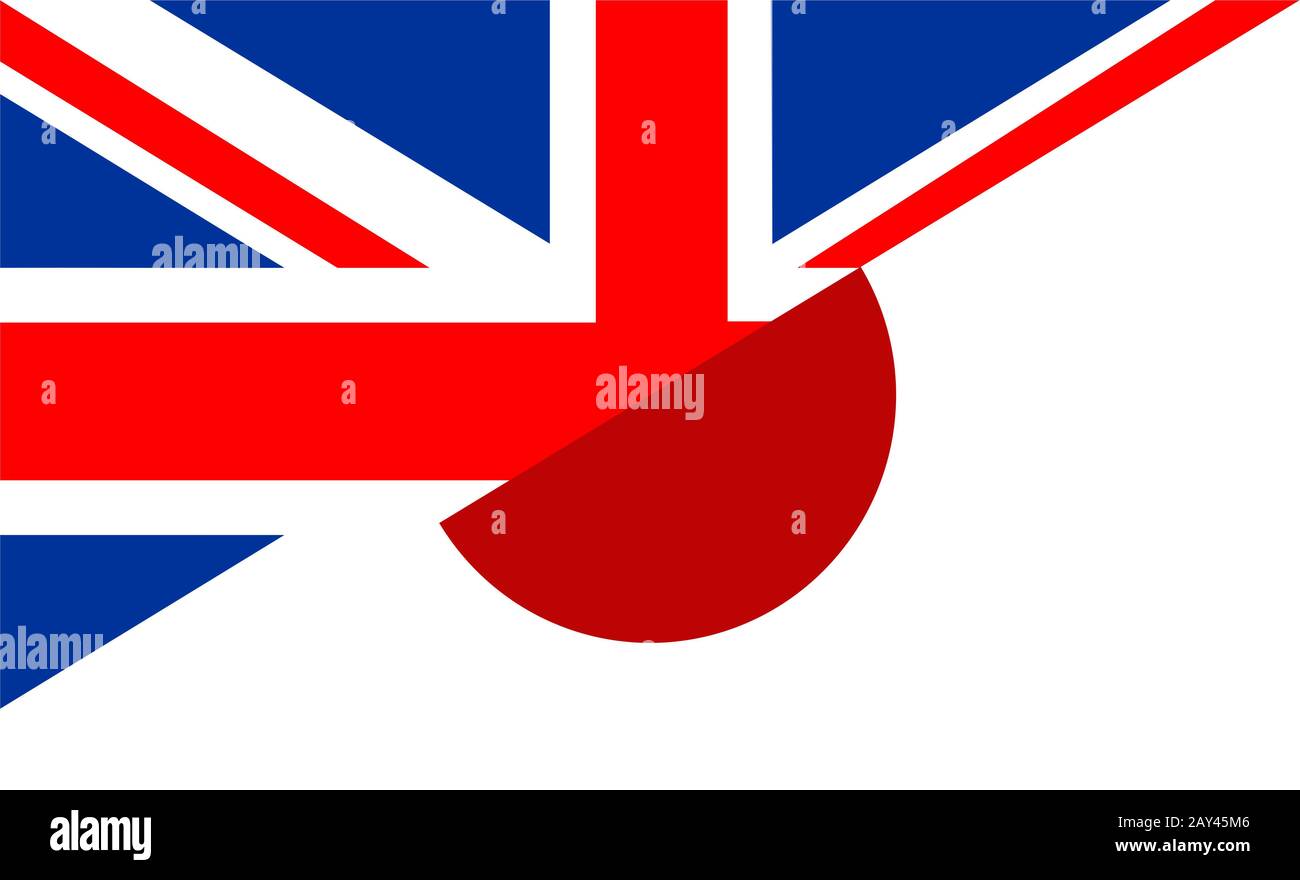 uk japan flag Stock Photo - Alamy