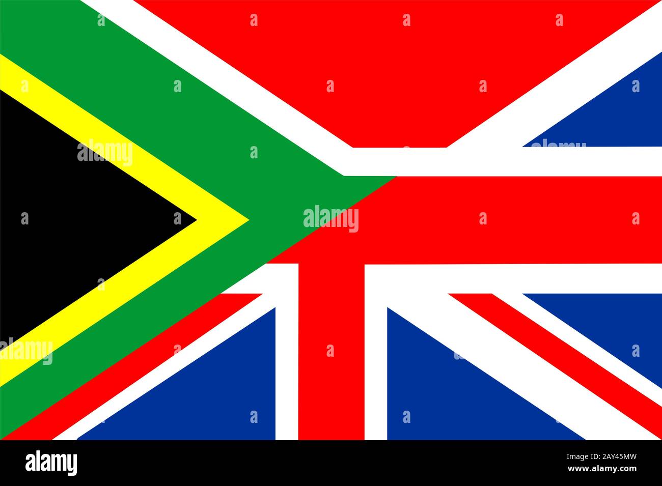 south africa uk flag Stock Photo - Alamy