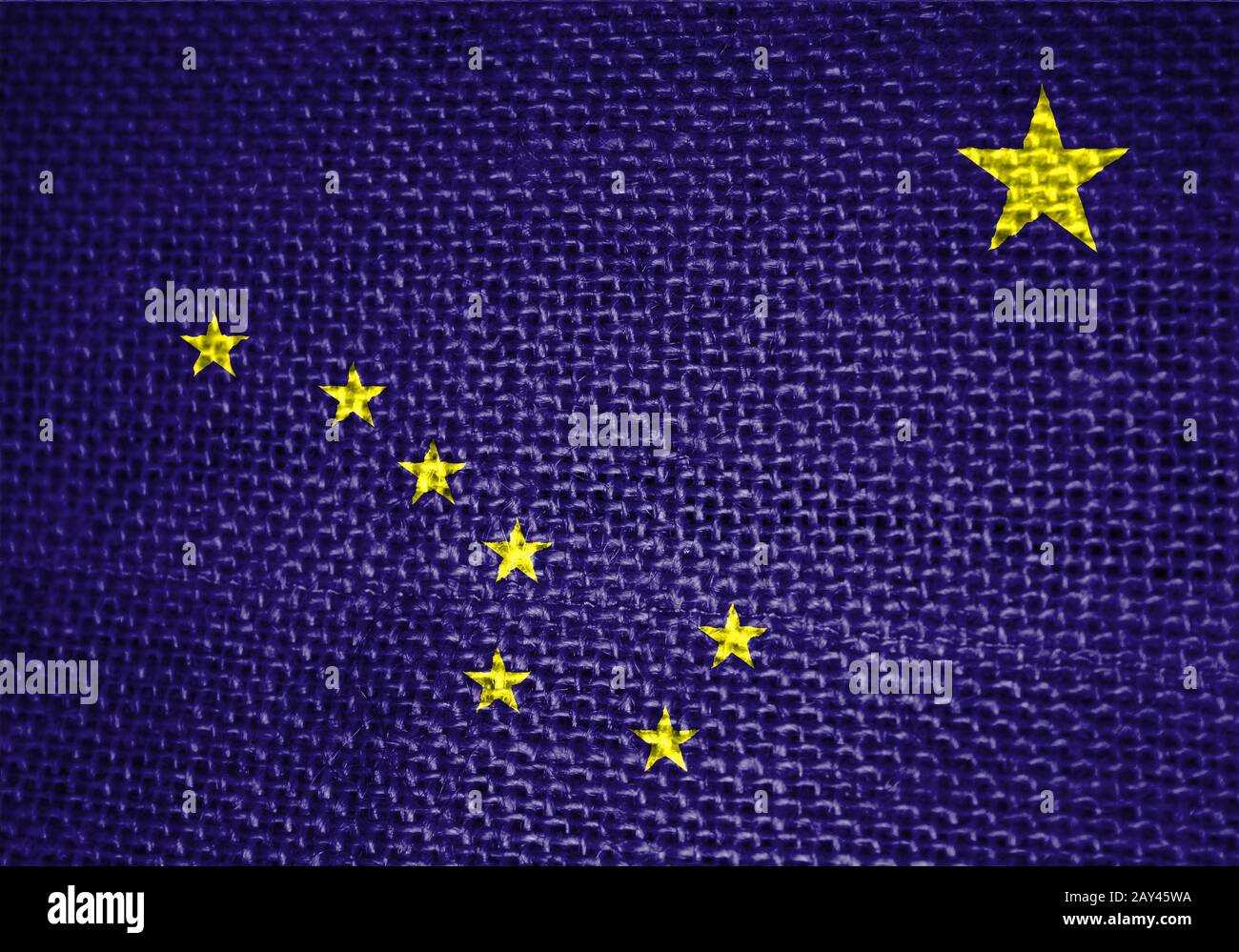 alaska state flag Stock Photo - Alamy