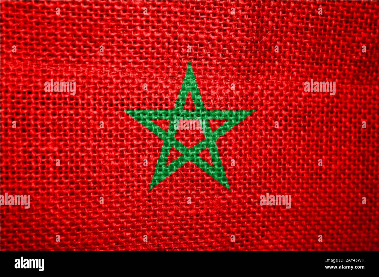 flag of Morocco Stock Photo - Alamy