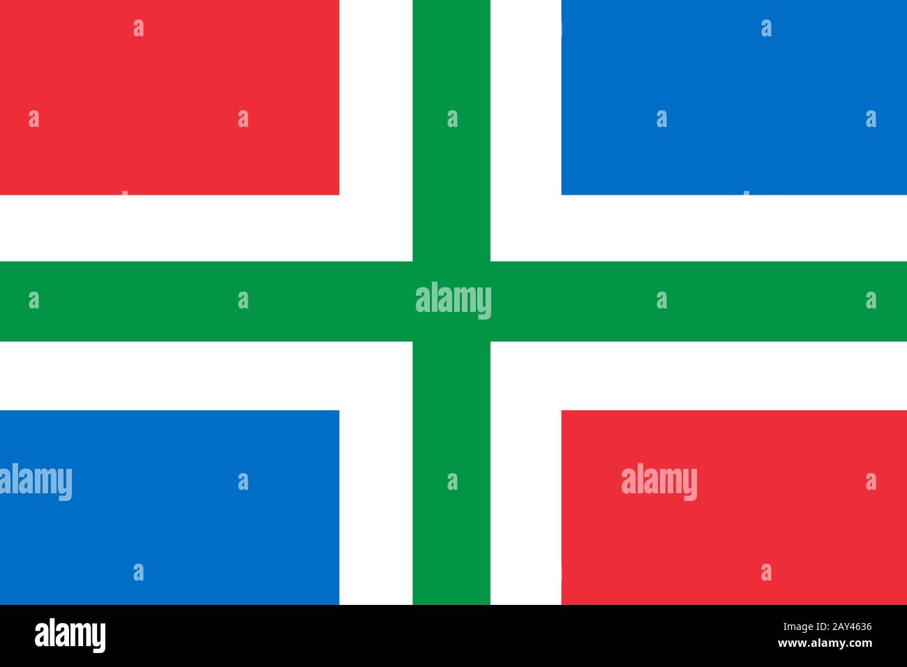 Flag of groningen hi-res stock photography and images - Alamy