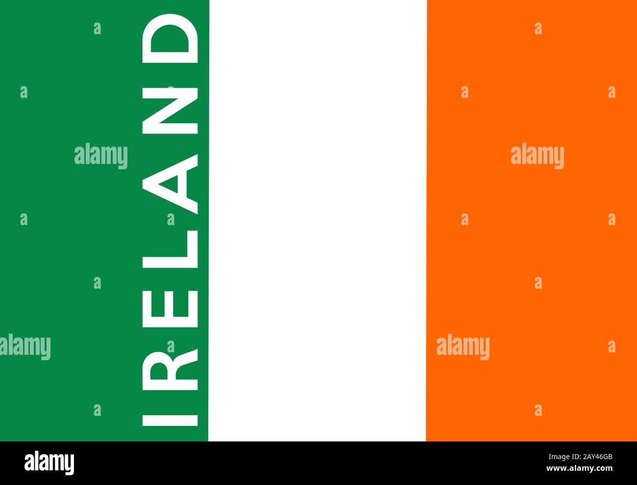 flag of ireland Stock Photo - Alamy