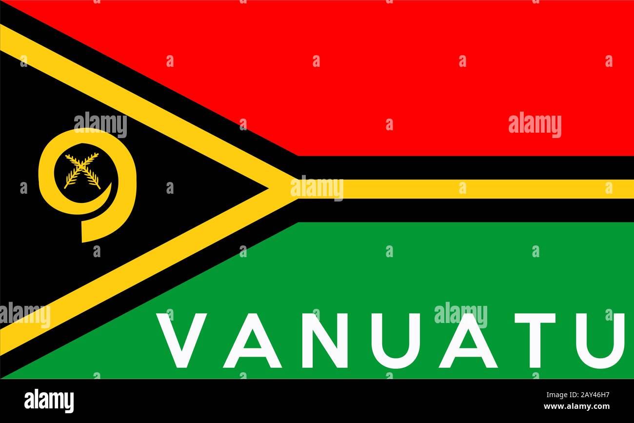 flag of Vanuatu Stock Photo - Alamy